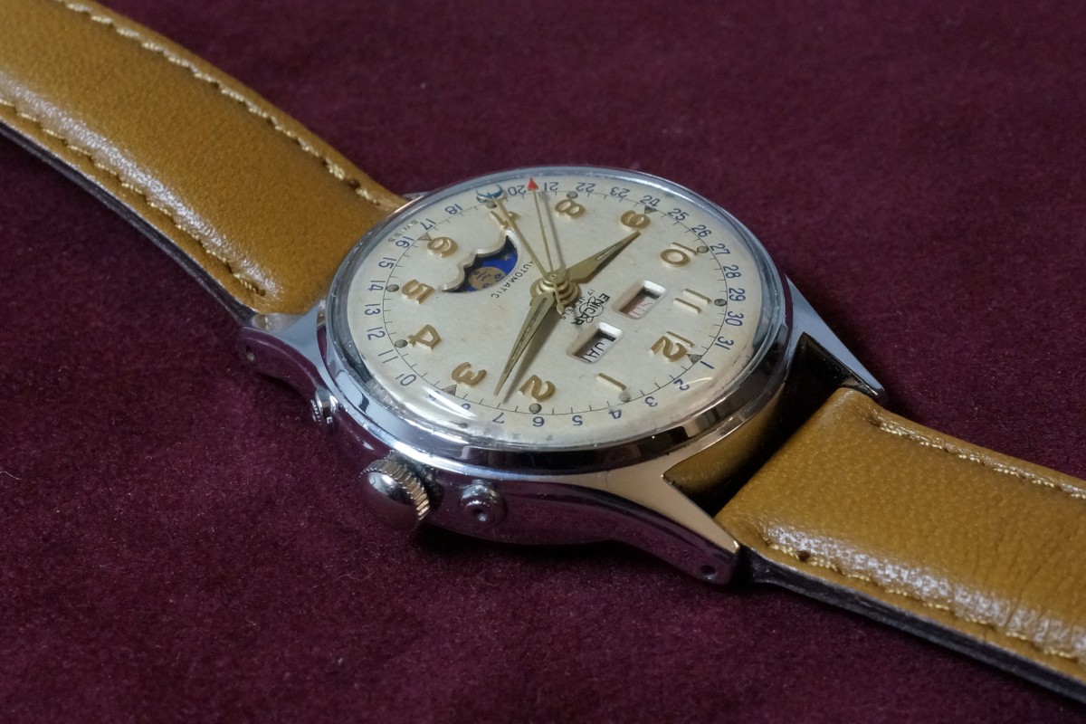 ENICAR Triple Calendar Moon Phase Antomatic(OT-01/1950s ENICAR Triple Calendar Moon Phase Antomatic(OT-01/1950s