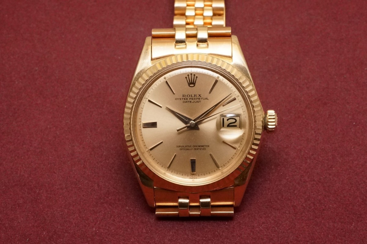 ロレックス デイトジャスト Ref-1601/5 18KPG(RO-248/1963年 ロレックス デイトジャスト Ref-1601/5 18KPG(RO-248/1963年